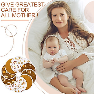 Berlune 20 Pcs 4.7" Reusable Nursing Pads Washable, Cotton Soft Breast Pads, Absorbent Nipple Pads with Storage Bag and Laundry Bag for Breastfeeding Pumping Bra