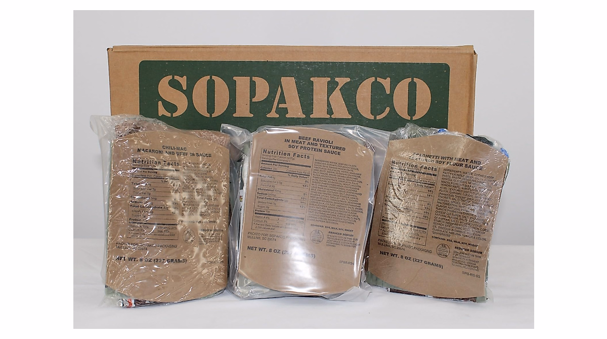 SOPAKCO MREs: Healthy Ready To Eat Meals - 16 Varieties