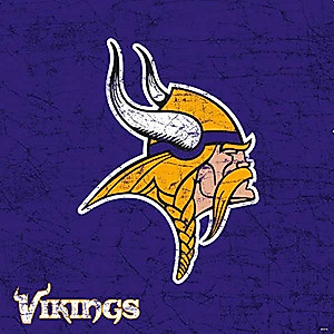Skinit Decal Gaming Skin Compatible with PS4 Pro Console and Controller Bundle - Officially Licensed NFL Minnesota Vikings Distressed Design