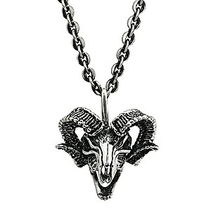 OHM Ghost Skull Sterling Silver Bead