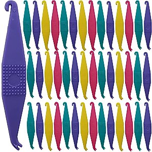 GXXMEI 100PCS Braces Rubber Band Tool Dental Elastic Rubber Bands Placers for Braces Disposable Plastic Orthodontic Elastic Placers