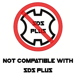 Owl Tools SDS Max Masonry Drill Bit Set (Carbide Tipped - 5 Piece Set) 13" Length in The Following Sizes: 1/2", 5/8", 3/4", 7/8", and 1"