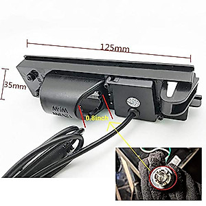 CCD Color Car Rear View Reverse Parking Camera Compatible with Toyota RAV4 RAV-4 Version-B Horizontal Hole