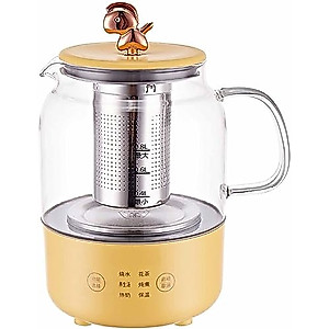 New Health Pot Household Multifunctional Glass Kettle Electric Tea Pot Hot Water Dispensers Electric Kettle Flower Teapot Automatic Electric Stew Bird's Nest Pot 800Ml B,800Ml (Color : A, Size : 800
