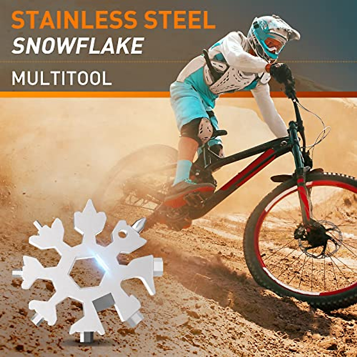 Dusor Stocking Stuffers for Men, Gifts for Men, Universal Socket and Snowflake Multitool, Christmas Gifts for Men, Unique Dad Gifts for Men Who Have Everything