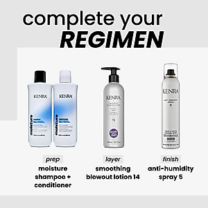 Kenra Anti-Humidity Spray 5 | Frizz & Static Control Spray |72-Hour Humidity Resistance & Protection | Lightweight, Low Hold Formula | Thermal Protection | 5oz