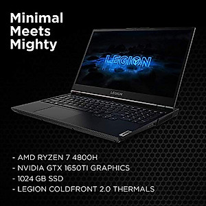 Lenovo Legion 5 Gaming Laptop, 15.6" FHD IPS 144HZ Screen, AMD Ryzen 7 4800H, Backlit KB, WiFi 6, Webcam, USB-C, HDMI, NVIDIA GTX 1660Ti, Windows 10 (32GB RAM | 1TB PCIe SSD)