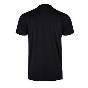 SCREENSHOT-S11113 Mens Hip-Hop Ultra Premium Quality Tee - Shiny Cartoon Teddy Bear Patch Embroidery Gel Print T-Shirt-Black/Black-Large