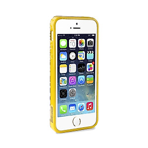 Puro JCIPC5LEOFL2 Leo Flowers Cover for iPhone 5/5s, Yellow