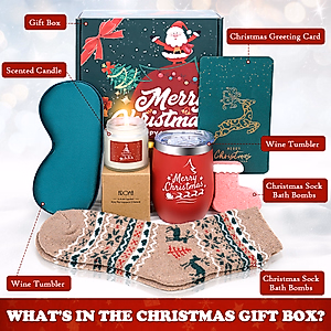 Christmas Gifts for Women, 2024 Christmas Gift Set Unique Women Gifts for Christmas, Christmas Gift Basket for Best Friend Classmate Coworker Sister Daughter Who Has Everything, Christmas Gift Ideas