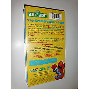 Sesame Street - The Great Numbers Game [VHS]