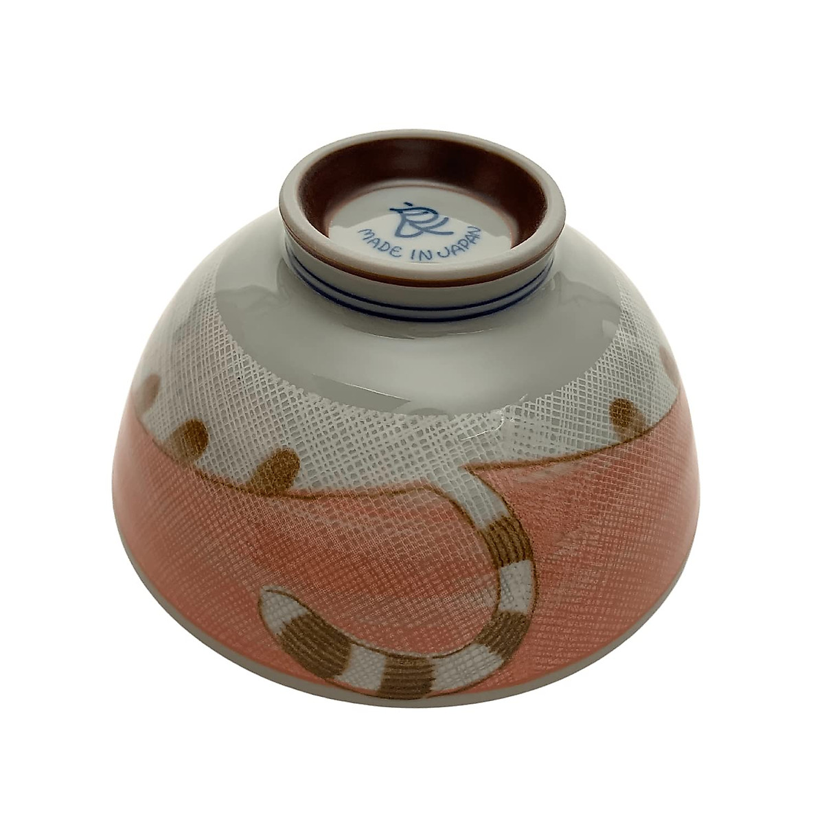 JapanBargain, Japanese Porcelain Bowl Rice Bowl Soup Bowl Made in Japan, Maneki Neko Smiling Cat Pattern