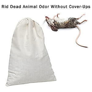 SMELLEZE Dead Animal Smell Eliminator Deodorizer Pouch: Rid dead rat smells, dead animal odors, dead mouse odor & dead rodent smell - even in wall