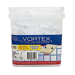 Vortex Tile Leveling System 1/16'' Base - 550 Pieces
