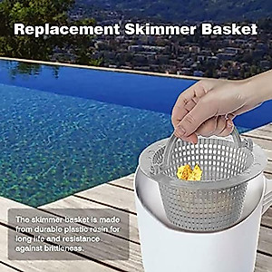 ATIE Above-Ground Pool Thru-Wall Skimmer Basket 513330 Compatible with Pentair HydroSkim Pool Thru-Wall Skimmer