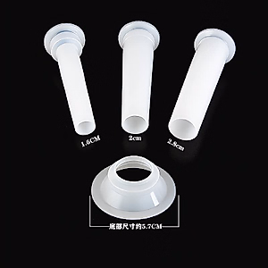 Ximimark 1 PCS Food Grade Quality Meat Grinder Filling Meat Tube Sausage Tube Grinder Plastic Accessories Sausage Funnel Sausage Nozzle