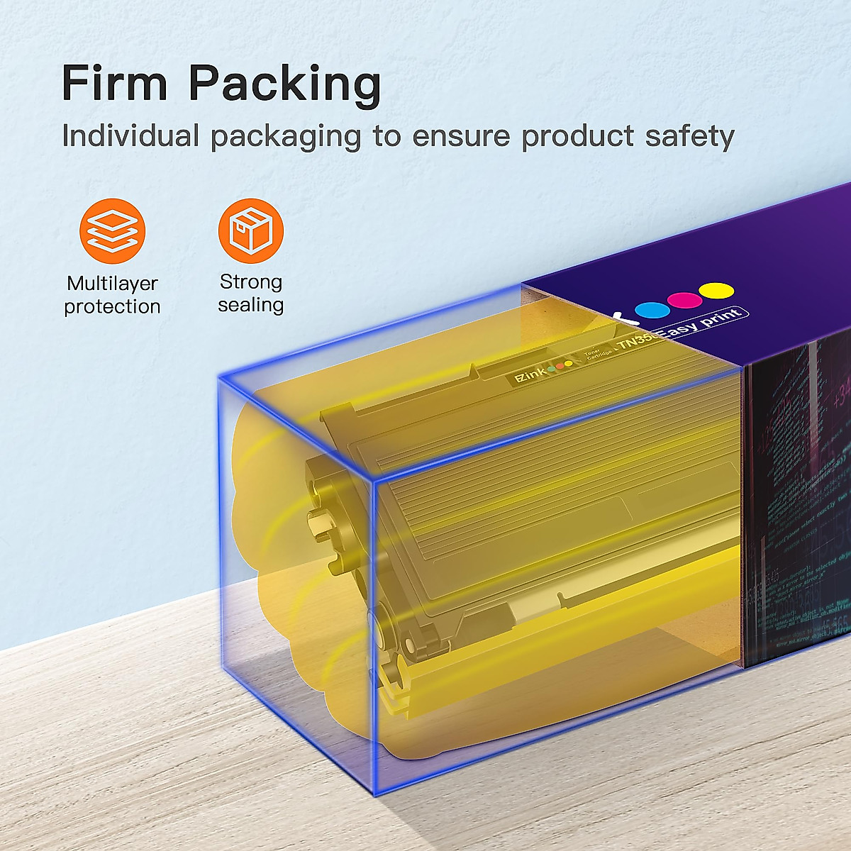 E-Z Ink (TM) Compatible Toner Cartridge Replacement for Brother TN350 TN-350 TN 350 to Use with Intellifax 2820 Intellifax 2920 HL-2070N HL-2040 DCP-7020 MFC-7820n (Black, 1Pack)