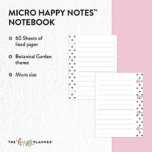 me & my BIG ideas The Happy Planner - Micro Botanical Garden Memo Book, Multicolor (PMBM-12)