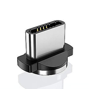 FLEXO Magnetic Rotating USB Charging Cable USB Cord 3-in-1 Cable Charger Wireless Charging Adapter Fast Charge Magnetic LED Phone Charger - Rotary