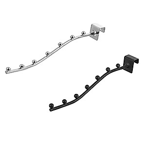 Baluue Pegboard Hooks 2pcs Folding Clothes Wall Mounted Clothes Hanger Rack Stainless Steel Garment Hooks Clothing and Closet Rod Storage Organizer Hanger Rack Stainless Wall Mounted Shelves