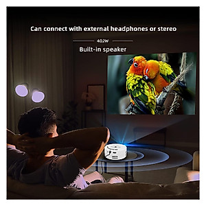 Mini Bluetooth Projector, Projector.YT200 LED Mobile Video Mini Projector Home Theater Media Player Kids Gift Cinema Wired Same Screen Projector For Iphone Android