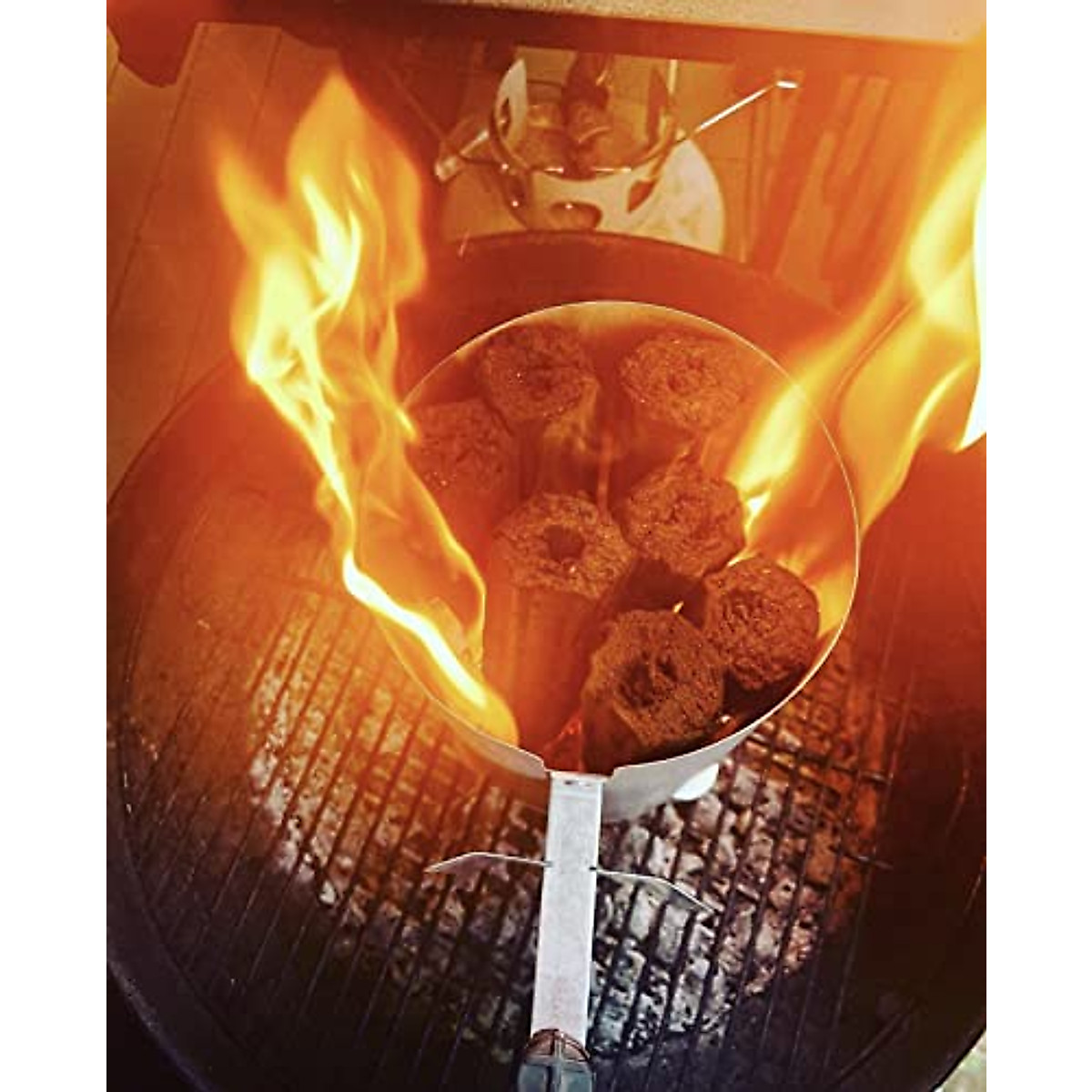 CHARBLOX Ultra Premium Grilling Charcoal Logs - 100% Natural, Lasts 5 Hours, Sustainable, for Grilling/BBQ/Smoker/Big Green Egg/Kamado/Ceramic Grill/Weber/Yakitori, Thai/Binchotan Alternative (10LB)