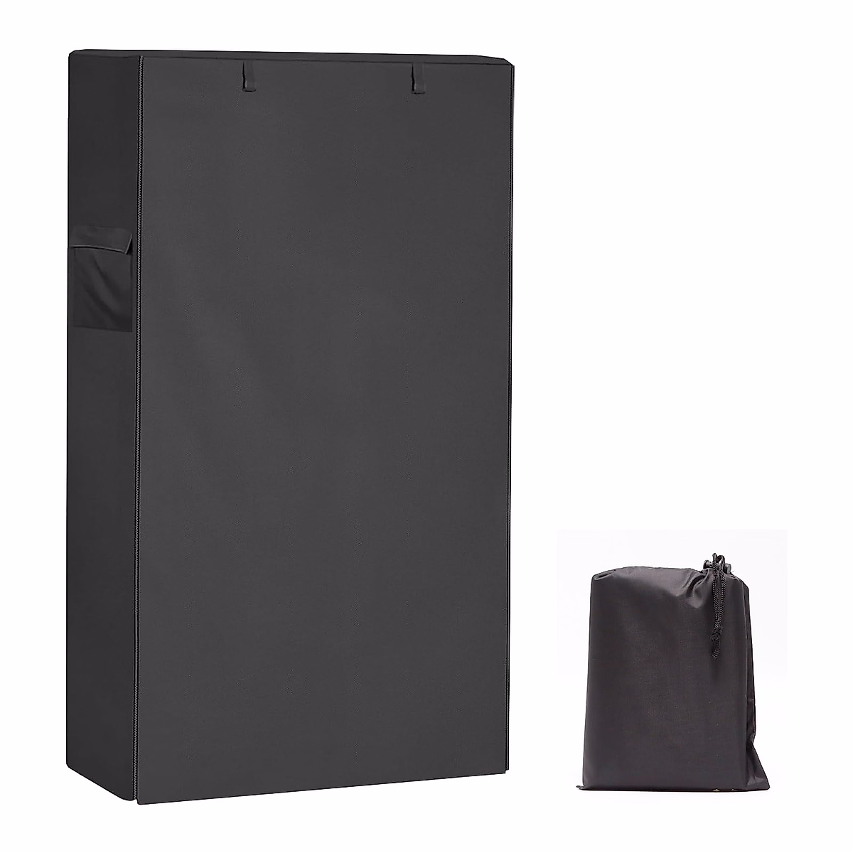 VIKKSAER Dustproof Shelf Cover, 36" W x 18" D x 72" H, Heavy Duty Waterproof Storage Shelving Cover, Steel Organizer Wire Rack Covers, Shelf Display Rack Protector Cover with Zipper (Black)