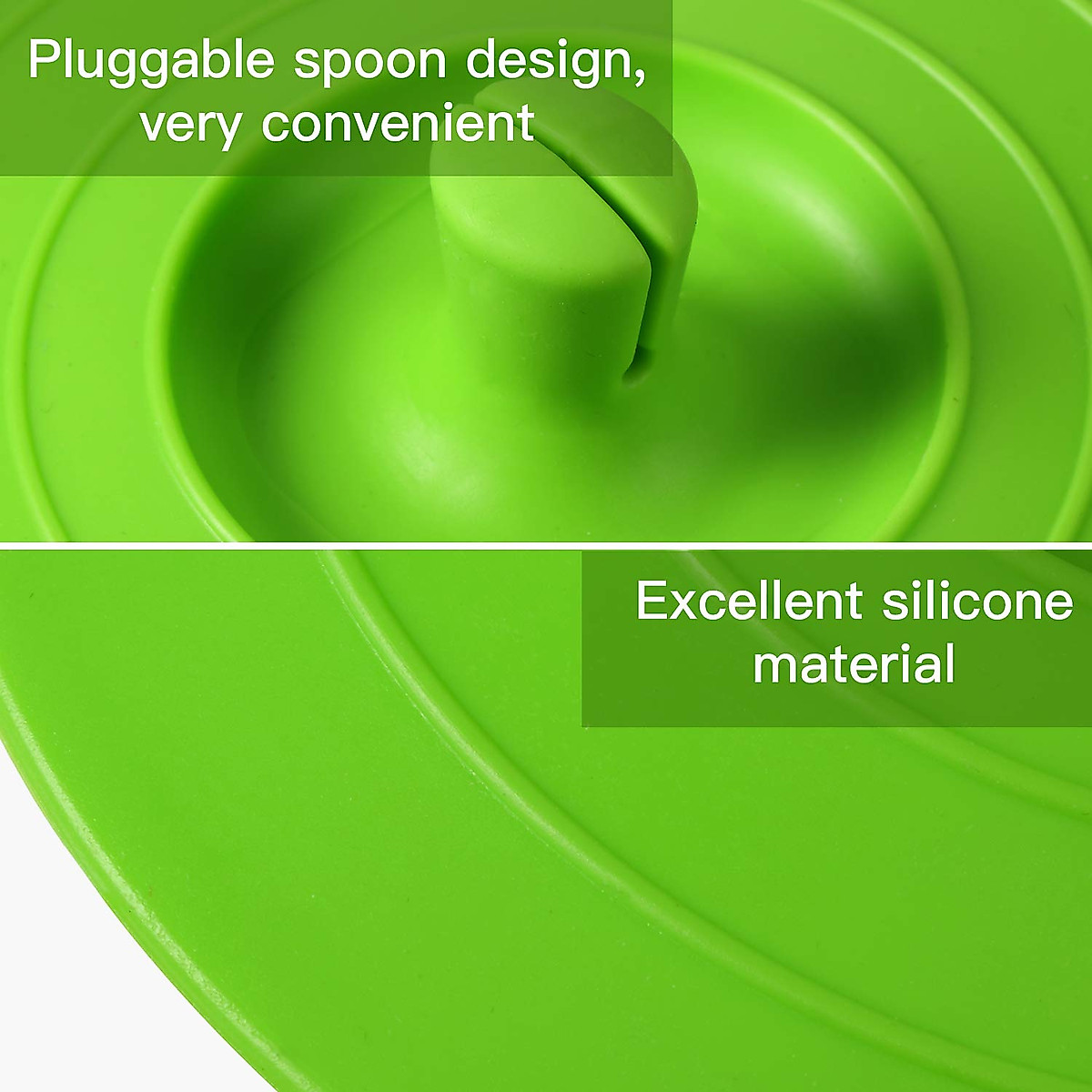 10 Pieces Silicone Cup Lid Mug Cup Cover Hot Drink, Seal Airtight with Spoon Holder Design for Glass Cup Coffee Cup, 5 Bright Colors