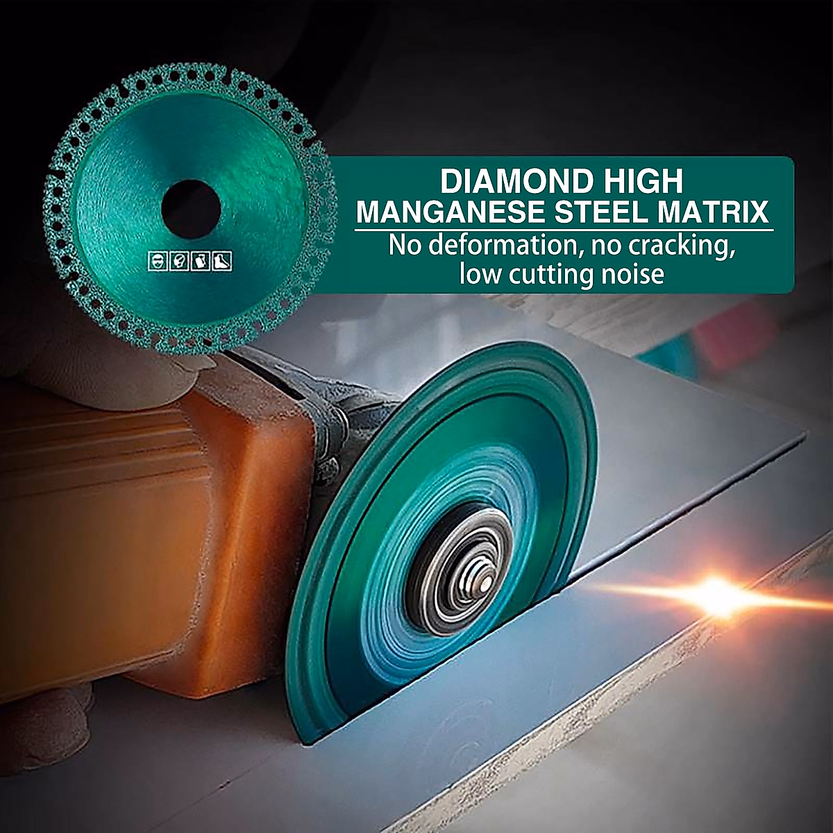 Indestructible Disc for Grinder Composite Multifunctional Cutting Saw Blade Ultra-Thin Diamond Circular Saw Blade for Angle Grinder(5 pcs)