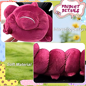 Dviggaz Fushiguro Worm Cosplay Pillow 47" Ugly Bug Plush Toy Decor for Boys Girls Soft Stuffed Animal Doll Gifts for Fans Kids Halloween Christmas Birthday