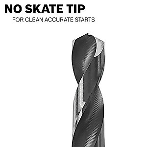 Bosch CCSDV08 Impact Tough Black Oxide Drill Bits with Clip for Custom Case System