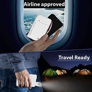 Success4Sport Portable AA Battery Travel Charger Works for Asus ZenPad 10 16GB and Emergency Re-Charger with LED Light! (Takes 4 AA Batteries,USB-C) [White]