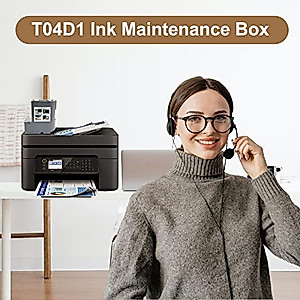 Primer Ink Remanufactured T04D1 Ink Maintenance Box Compatible for ET-2760 ET-3700 ET-3710 ET-4760 ET-3760 ET-4760 ST-M1000 ST-M3000 ST-4000 ST-3000 ET-3750 ET-4750 XP-5100 WF-2860