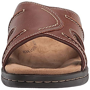 Dockers Men's Slide Sandal, Rust, 10