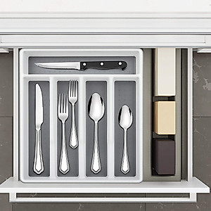 LIANYU 72-Piece Silverware Set with Steak Knives and Organizer Tray, Stainless Steel Cutlery Flatware Set for 12, Tableware Eating Utensils Set with Scalloped Edge, Dishwasher Safe, Mirror Polished