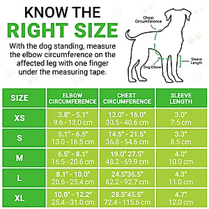 CATUPUNIS Dog Elbow Protector + [5 Dog Teeth Cleaning Wipes] Dog Shoulder Brace. Hygroma Elbow Pads for Dogs. Dog Elbow Brace Front Leg Brace for Dogs. Dog Elbow Pads. Dog Leg Brace Front