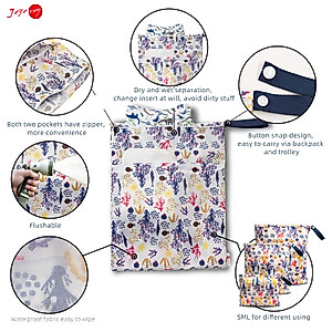 Joyo roy Baby Bag Dry Bag Wet Bags Wet Dry Bags for Diaper Bag Dry Bag Waterproof Wet Bags for Baby Diaper Bag Wet Dry Bag Waterproof Bag Waterproof Dry Bag Wet Bags