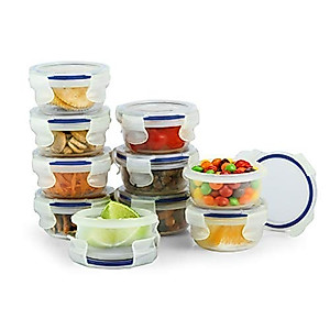 3 Ounce Airtight Baby Food Storage Containers, 10 Pack, by Popit!