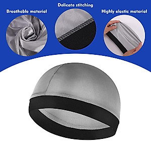 6 Pcs Kids Satin Wave Caps Boo Boo Cap Baby Wave Caps Kids Stocking Cap for Boys Girls Multicolour