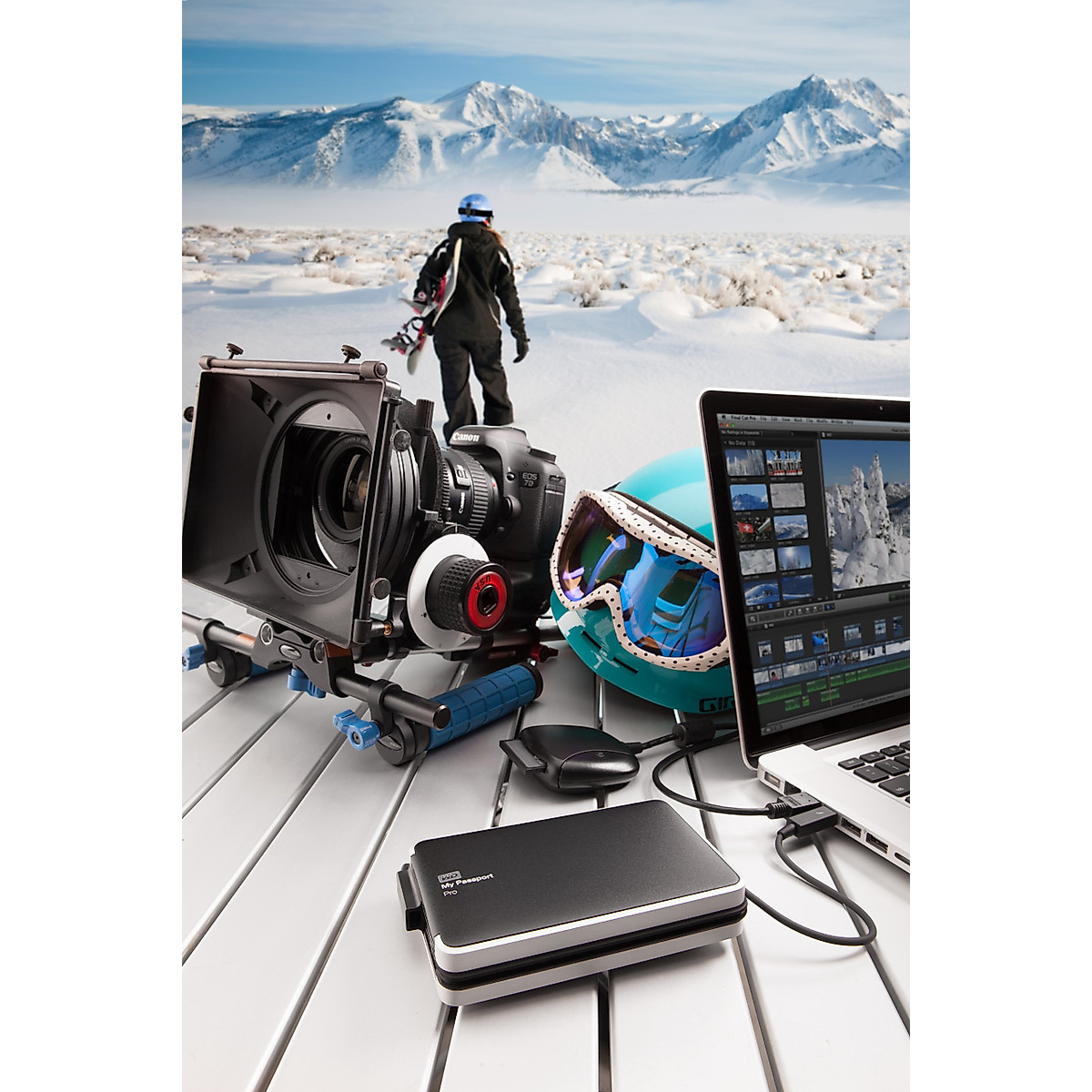 WD 2TB My Passport Pro Portable External Hard Drive - Thunderbolt - WDBRMP0020DBK-NESN