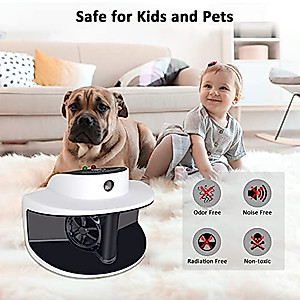 Diaotec Squirrel Repeller Ultrasonic Repellent Plug in Mouse Rodent Deterrent with 4 Modes for Rats Squirrel Mosquito Spider Mites Bugs Cockroach-Safe for Pet