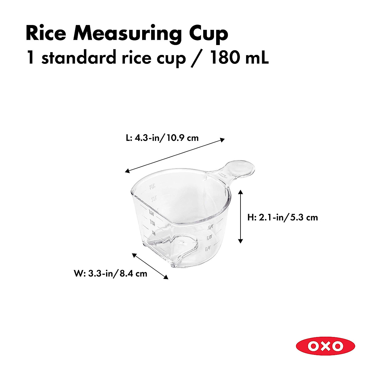 NEW OXO Good Grips POP Container Rice Measuring Cup
