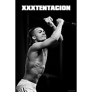 XXXtentacion Poster Crossed Arms XXXtentacion Merch Bad Vibes Forever XXX 17 Album Art Skins Trap Music Aesthetic XXXtenations Merch XXtentacion Tapestry Rapper Thick Paper Print Wall Art 8x12
