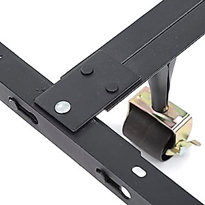 Classic Brands DeCoro Universal Heavy-Duty Metal Bed Frame | Adjustable Width Fits Twin, Twin XL, Full, Queen, King, California King, Black (J02255-0013)