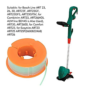 Trimmer Head Spool, High Accuracy Lawn Mower Spool Line Reliable Stable Performance Durable Perfect Fit for Garden(Green)