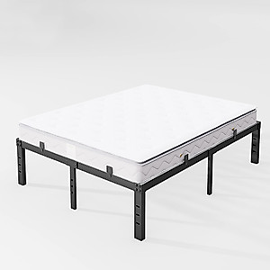 Neslime 6 Pcs Mattress Slide Stopper for Queen Bed Frame, Mattress Stoppers to Prevent Sliding, Non Slip Mattress Gripper, Wide Adaptation Range, Easy Installation, Black