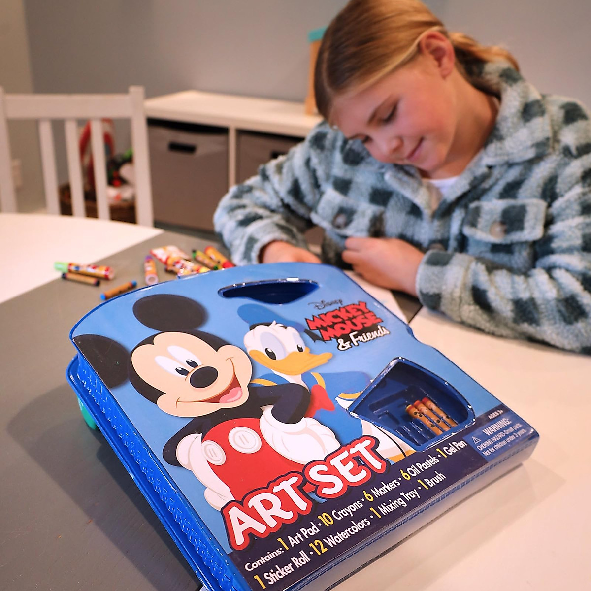 Disney Kids Art Tote, Blue