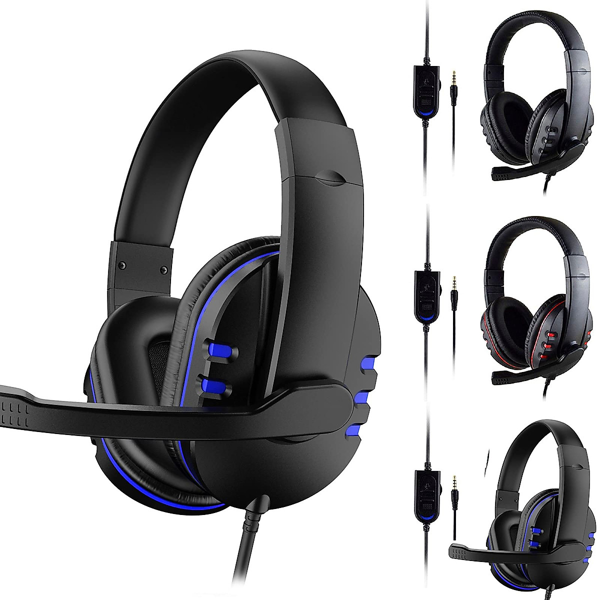 SOONHUA 3.5mm Wired Gaming Headset Deep Bass Professional Computer Gamer
