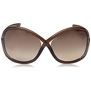 Tom Ford Women's FT0009 Sunglasses, Brown