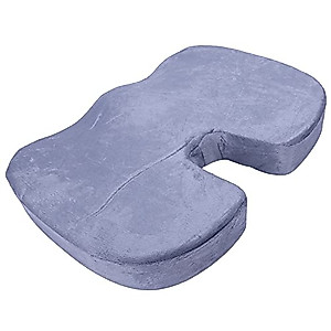 BAUBUY Cojín de Asiento Wheelchairs Scooters Accessories Comfort Wheelchair Cushion Orthopedic Ergonomic with Non Slip Breathable Design for Pressure Relief